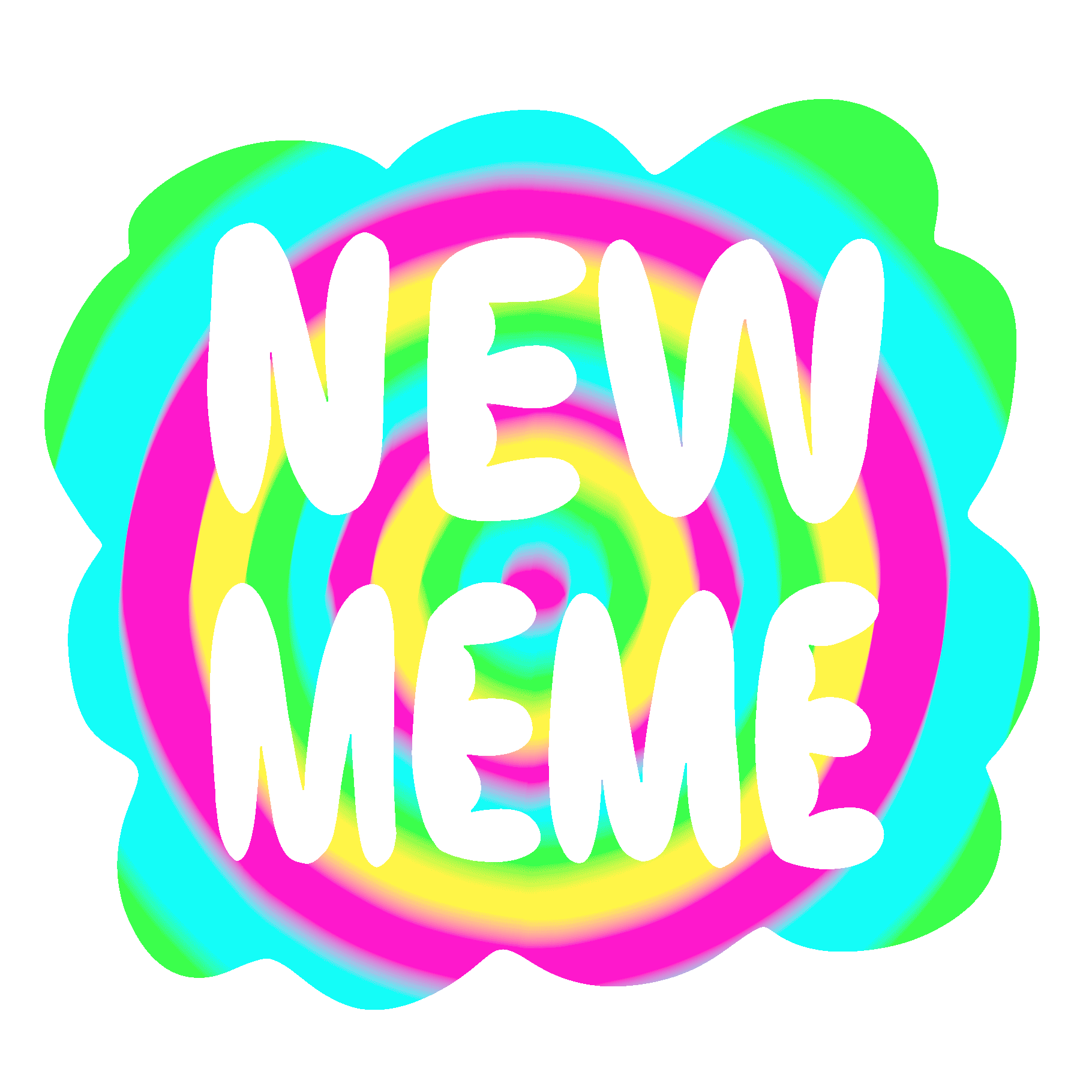 Meme Rainbow Sticker for iOS & Android | GIPHY