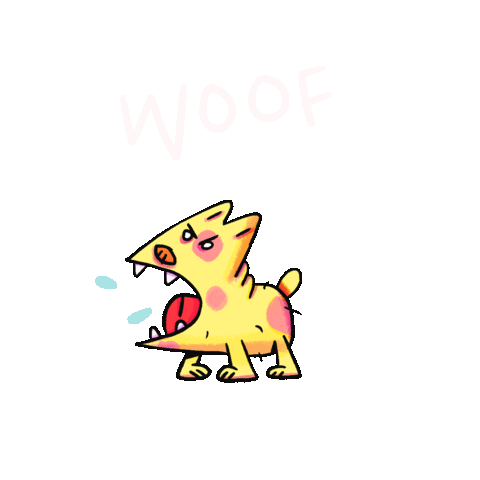 Angry Dog Sticker by Salvador Padilla for iOS & Android | GIPHY