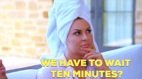 Wait Ten Minutes GIFs - Get the best GIF on GIPHY