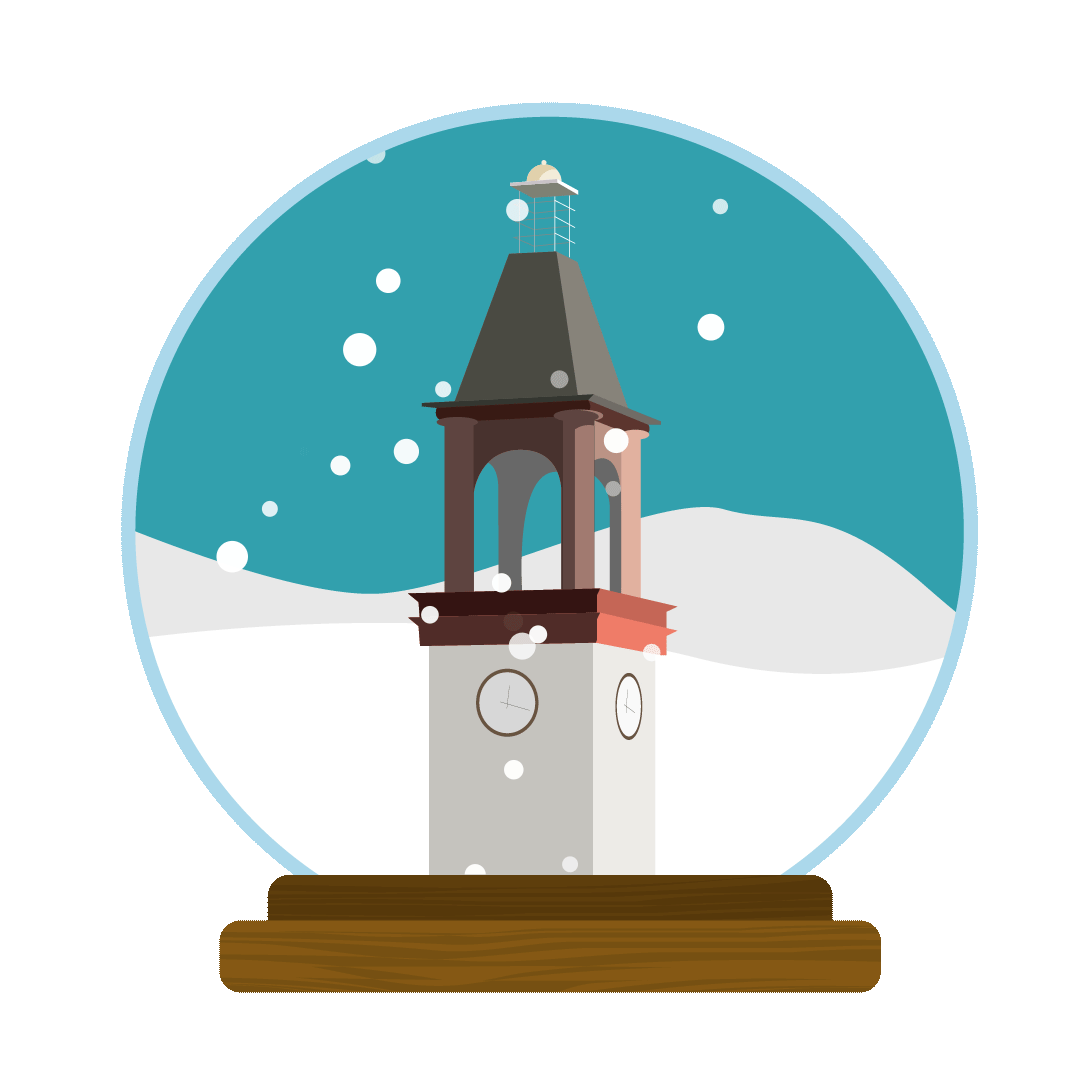 Snow Winter Sticker by Quinnipiac University for iOS & Android | GIPHY