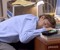 Sleeping At Work Gif