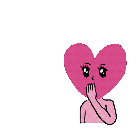 Pink Love Sticker by Yoko Georgiou for iOS & Android | GIPHY