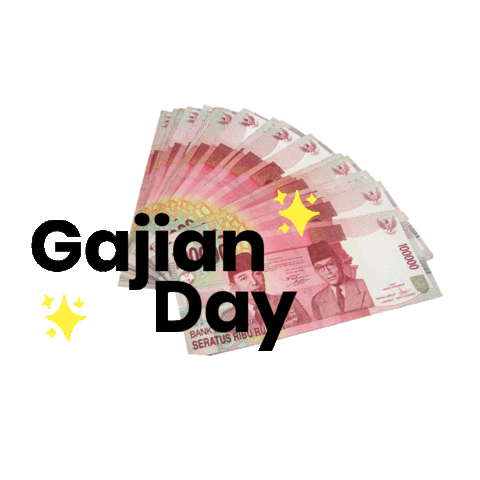 Gajian Sticker by glintsid for iOS & Android | GIPHY