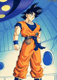 Goku+stare GIFs - Find & Share on GIPHY