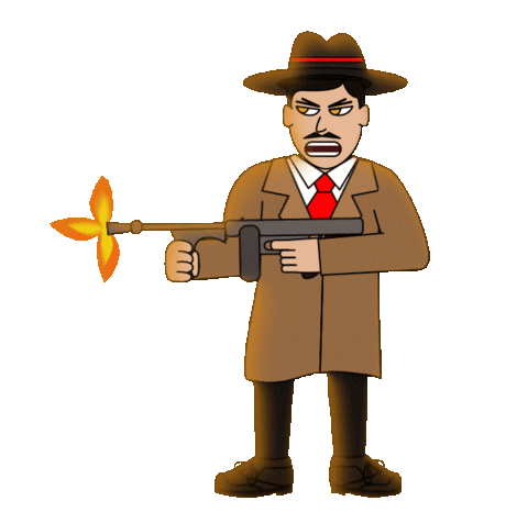 Shooter Mcgavin Double Pistol Gif