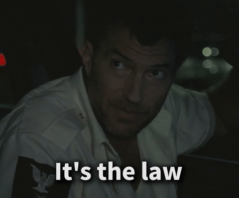 It's the Law - GIPHY Clips