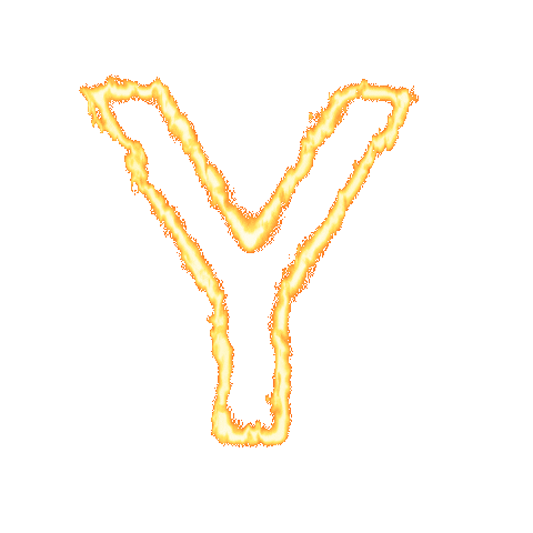 Fire Alphabet Sticker by YSL Beauty for iOS & Android | GIPHY
