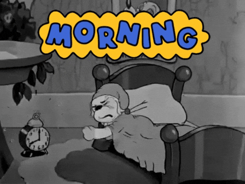 Good Morning Hello GIF by Fleischer Studios - Find & Share on GIPHY
