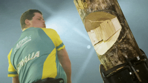 Woodchopping GIFs - Get the best GIF on GIPHY