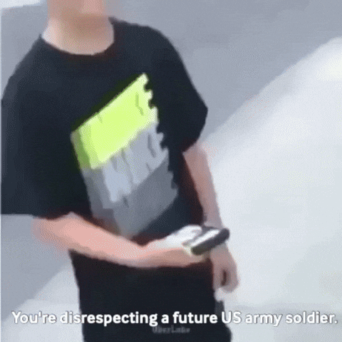 Youre Disrespecting A Future Us Army Soldier GIFs - Get the best GIF on ...