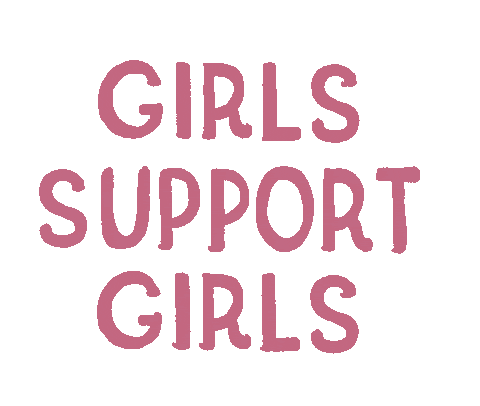 Girls Support Girls Sticker for iOS & Android | GIPHY