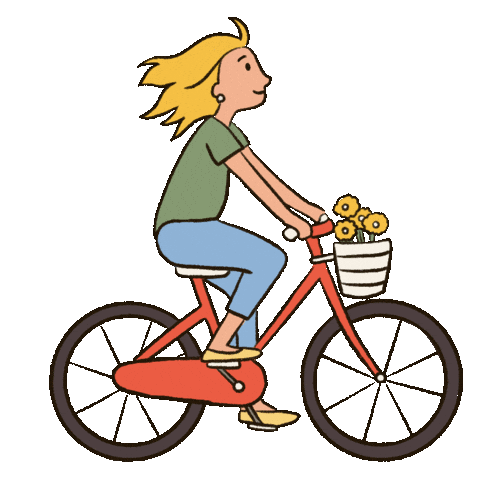 Girl Relaxing Sticker by Carolynn for iOS & Android | GIPHY