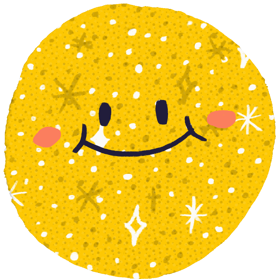 Happy Glitter Sticker by JELLYBEAR PLANET. for iOS & Android | GIPHY