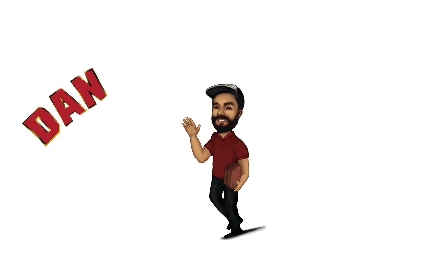 Dan Tiling Sticker by Jonas Esticado for iOS & Android | GIPHY