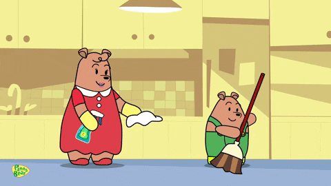 Cleaning Up Proud Of You GIF - Find & Share on GIPHY