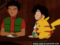 Pikachu Loves Ketchup Gif