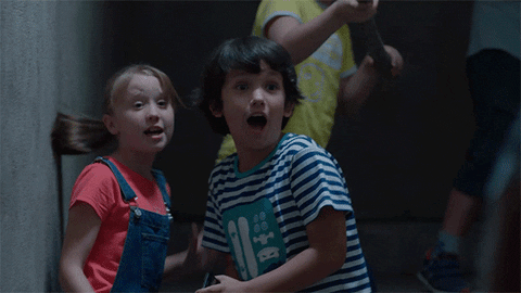 Scared Lidija GIF by Zoki Poki - Find & Share on GIPHY