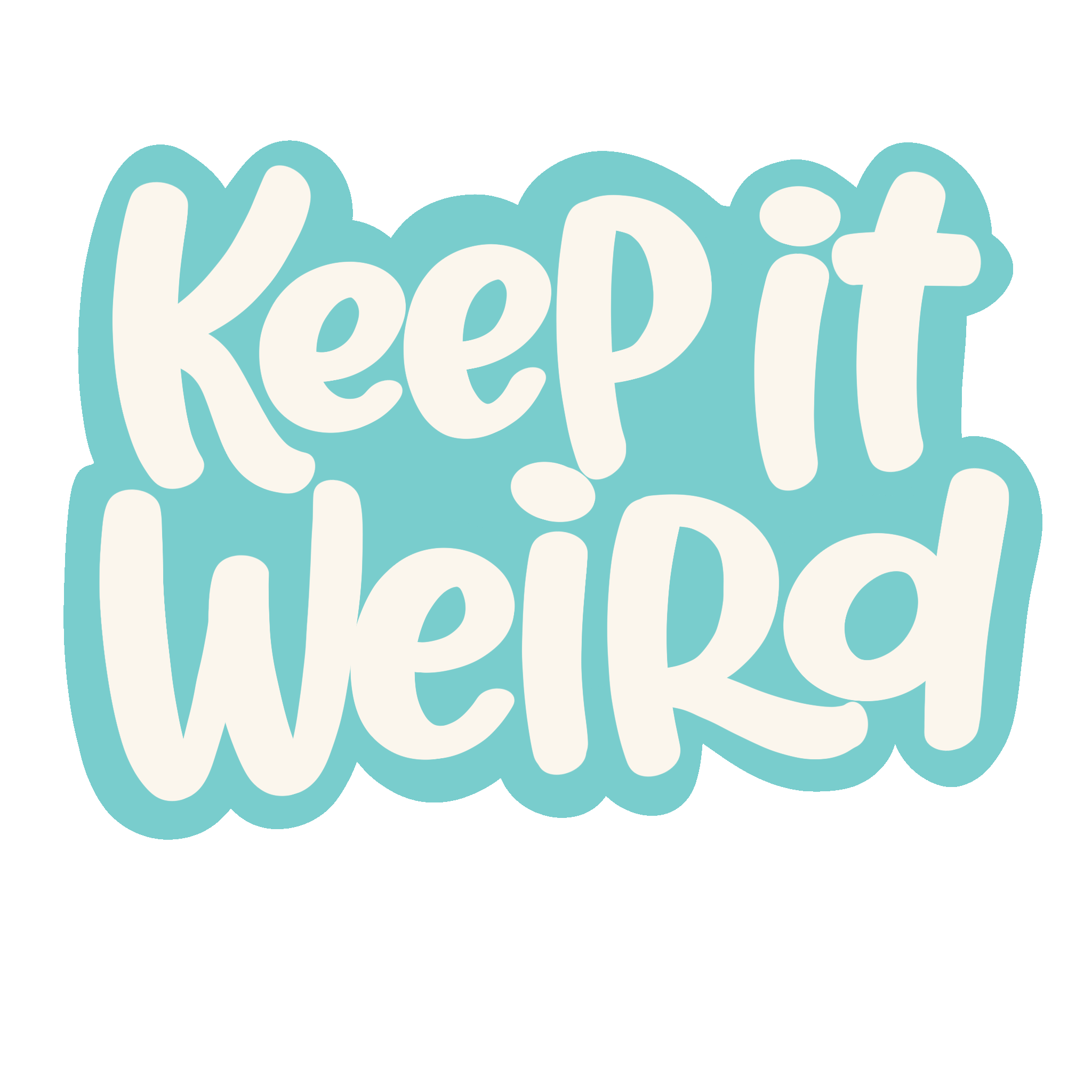 Mood Keep It Weird Sticker by Cynlop Ink for iOS & Android | GIPHY