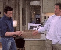 Joey Chandler Klem Gif Joey And Chandler GIFs Find & Share On GIPHY