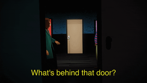 Whats-behind-that-door GIFs - Get the best GIF on GIPHY