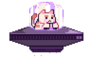 Cat Space Sticker by FireflyPixel for iOS & Android | GIPHY