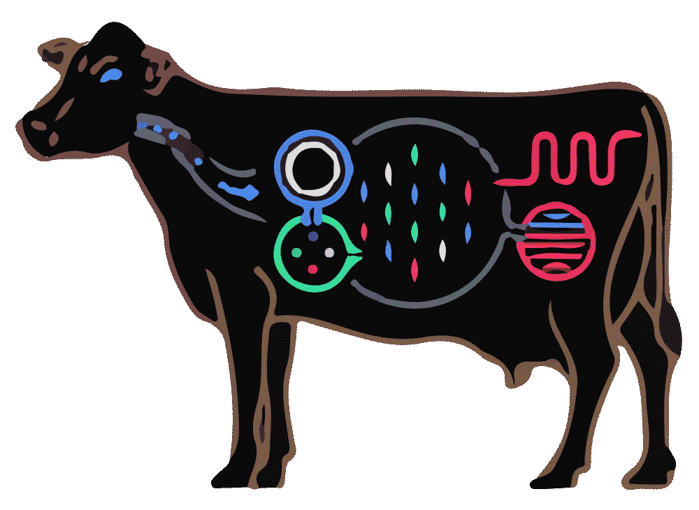 Teenage Engineering Cow Sticker for iOS & Android | GIPHY