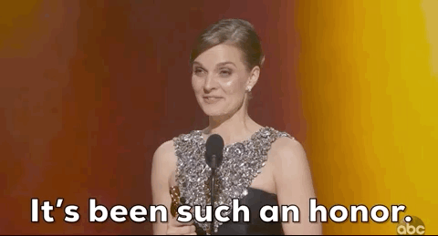 Oscars An Honor GIF by The Academy Awards - Find & Share on GIPHY