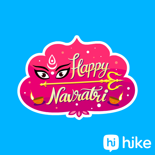 Jai Mata Di Festival Gif By Hike Sticker - Find & Share on GIPHY