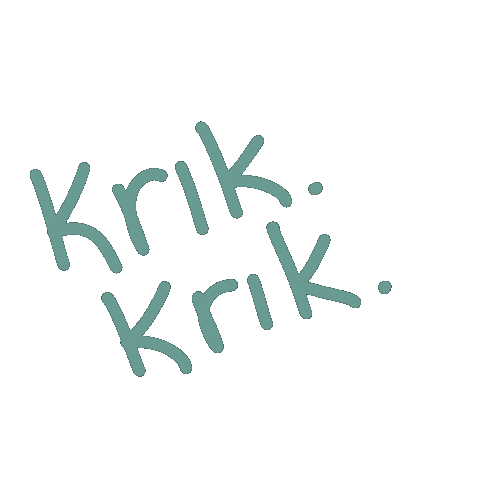 Krik Krik Sticker for iOS & Android | GIPHY