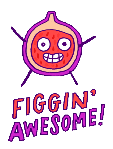 Fig Dancing Sticker by Steph Stilwell for iOS & Android | GIPHY