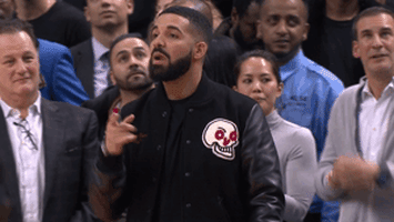 Drake Celebrity GIF by NBA - Find & Share on GIPHY