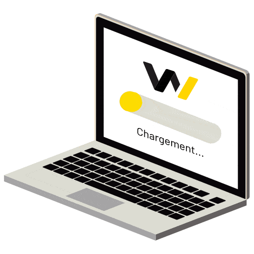 Computer Waiting Sticker by WEBQAM.agence for iOS & Android | GIPHY