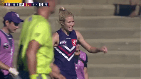 Afl Womens Foreverfreo GIF by Fremantle Dockers - Find & Share on GIPHY