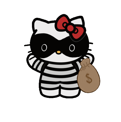 Hello Kitty Money Sticker for iOS & Android | GIPHY