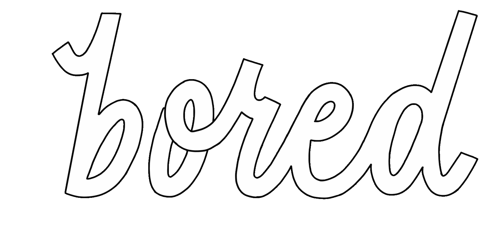 Bored Art Sticker by The Grayter Good for iOS & Android | GIPHY