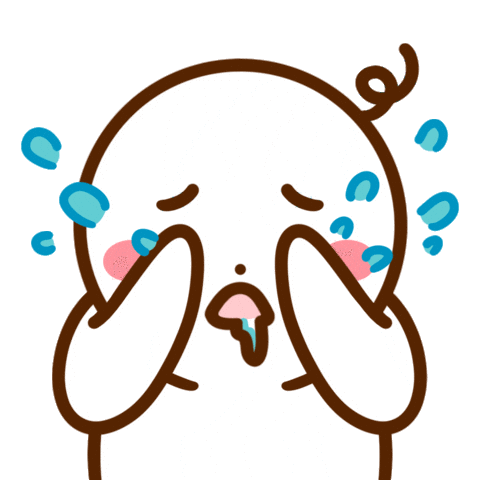 Line Sticker Cry