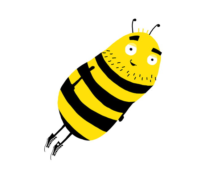 Bob Bee Sticker by Krombacher for iOS & Android | GIPHY