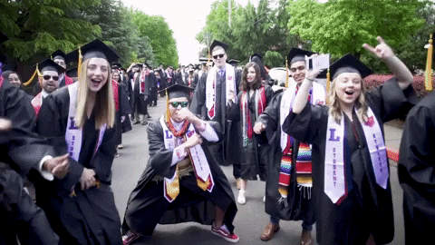 Graduation Commencement GIF by Linfield College - Find & Share on GIPHY