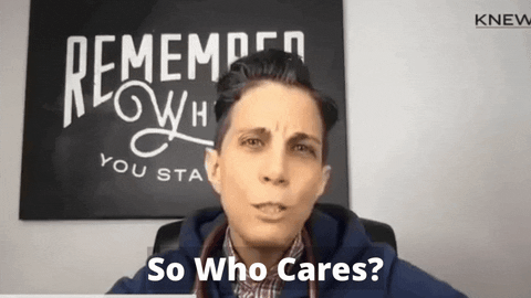 So Who Cares GIFs - Get the best GIF on GIPHY