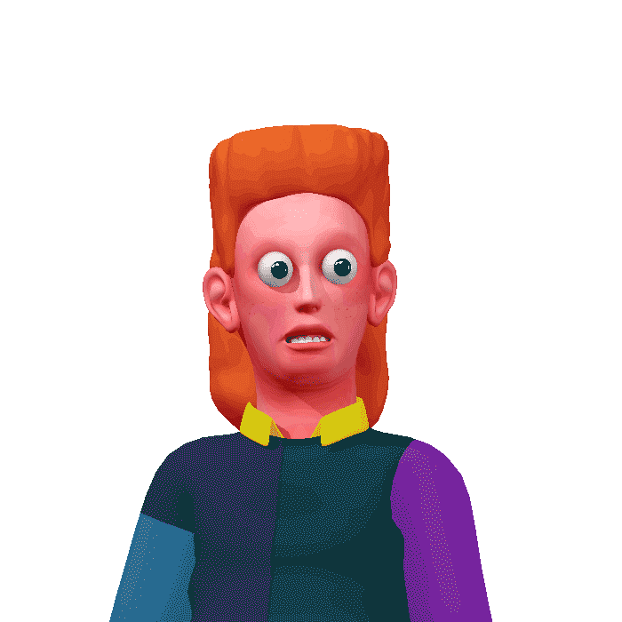 Surprise Reaction Sticker by Fantastic3dcreation for iOS & Android | GIPHY