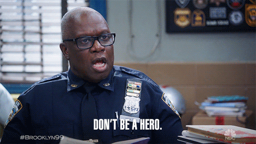 Dont Be A Hero GIFs - Get the best GIF on GIPHY