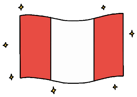 Flag Peru Sticker by Yeskoart for iOS & Android | GIPHY