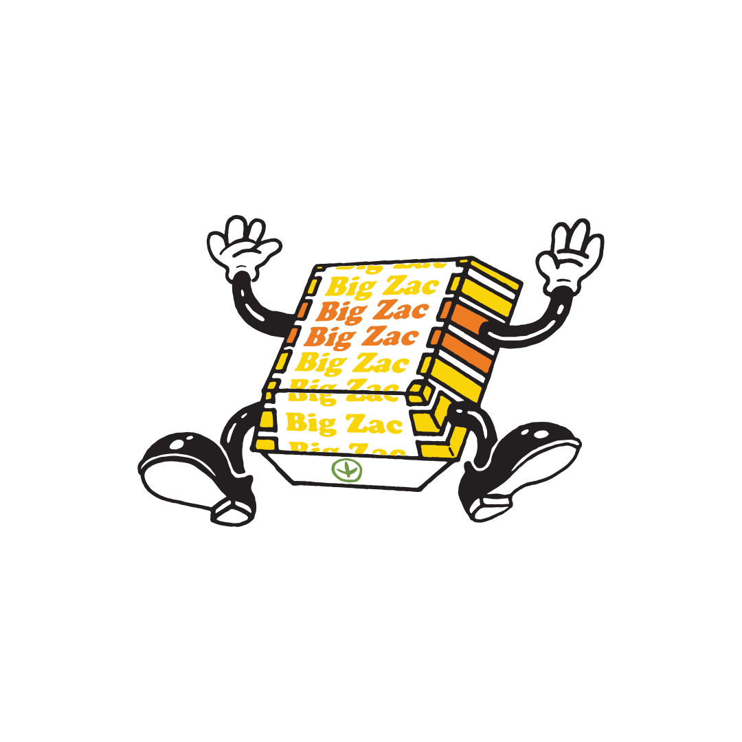 Vegan Big Zac Sticker by plantpowerfastfood for iOS & Android | GIPHY