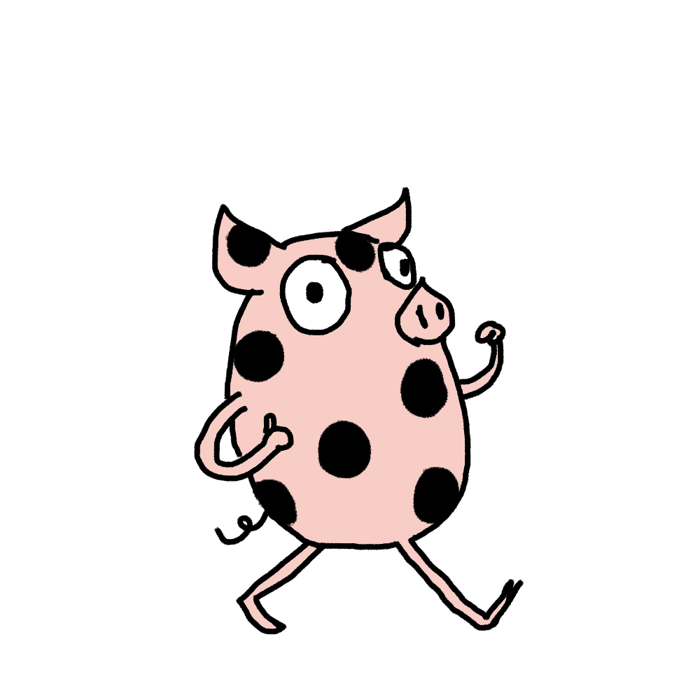 Walking Stomping Around Sticker by K-Fai Steele for iOS & Android | GIPHY