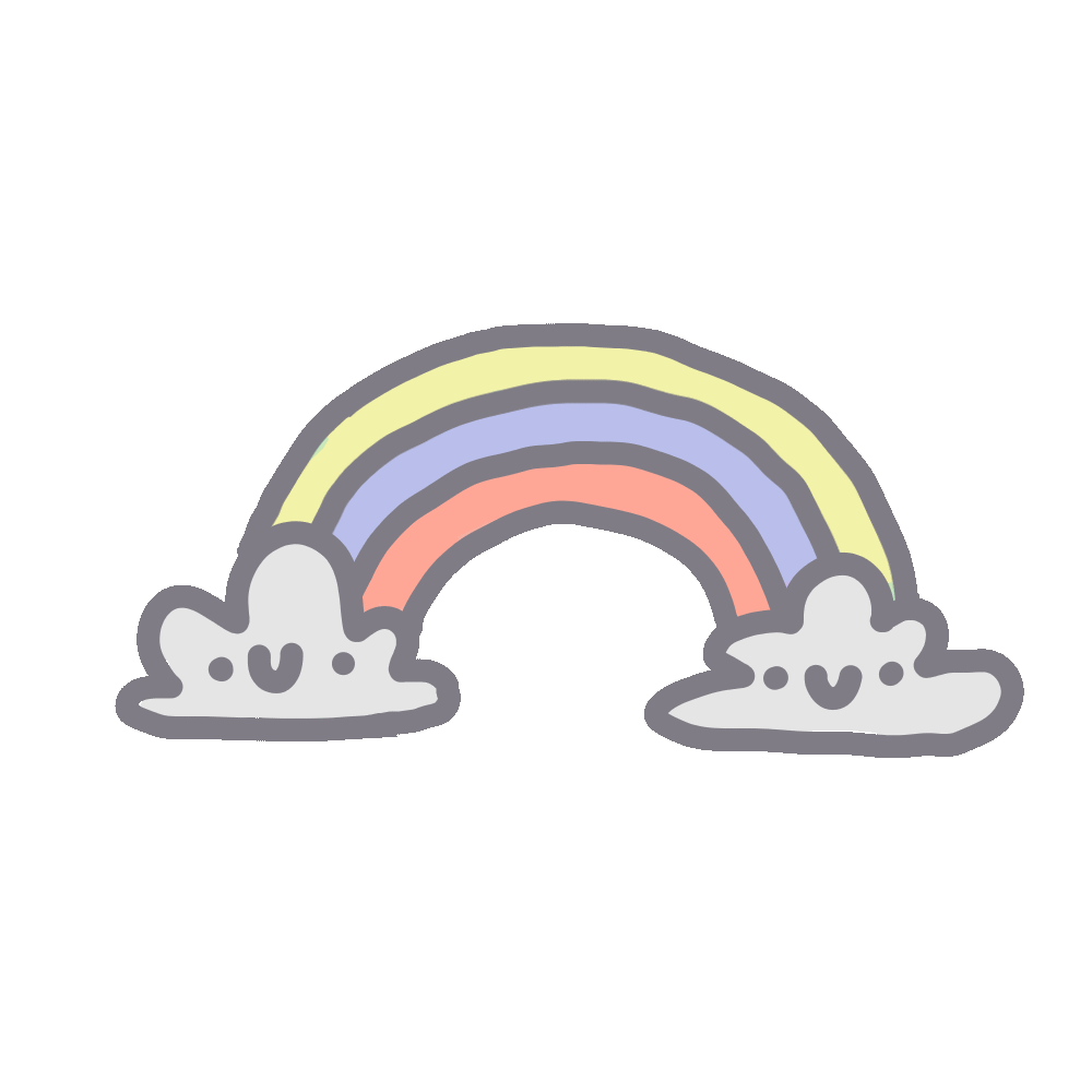 Happy Rainbow Sticker by odsanyu for iOS & Android | GIPHY