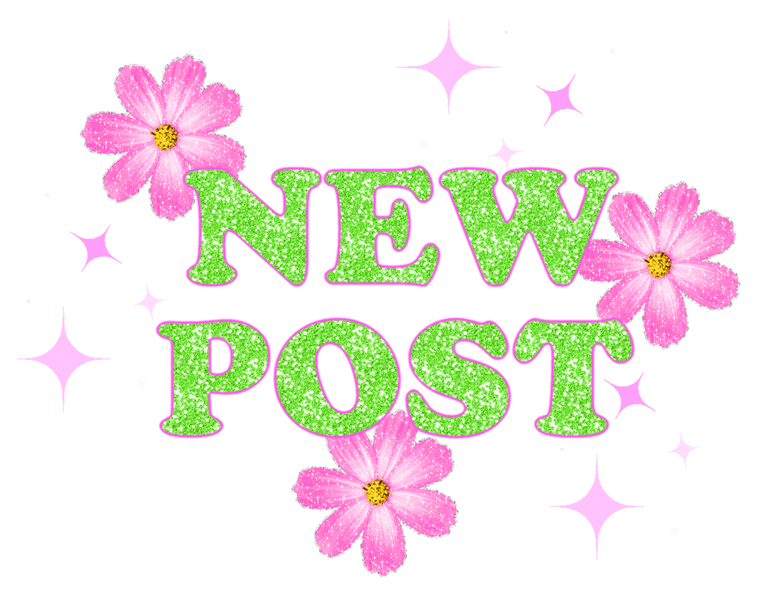 Flowers Glitter Sticker for iOS & Android | GIPHY