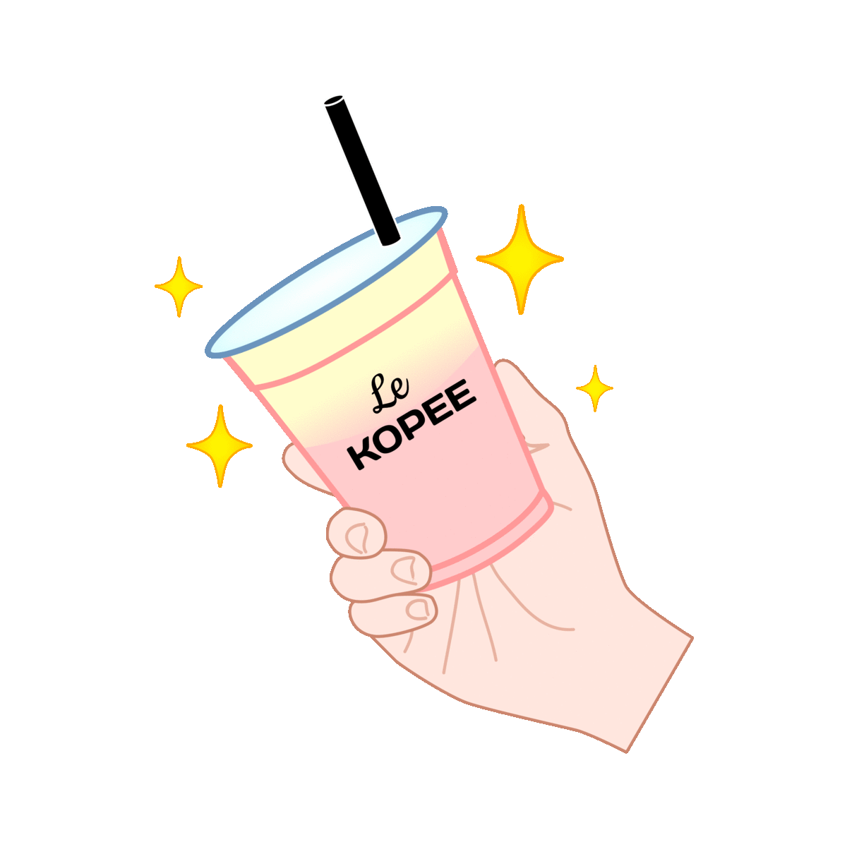 Sparkling Cotton Candy Sticker by Le Kopee for iOS & Android | GIPHY