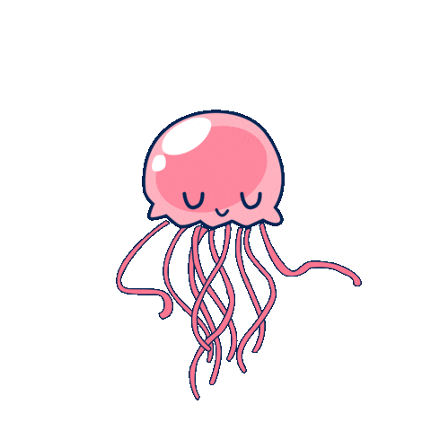 Sassy Jelly Fish Sticker by TeeTurtle for iOS & Android | GIPHY