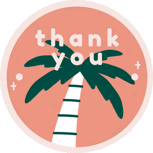 Coconut Thank You Sticker by Cocoloco Marketing for iOS & Android | GIPHY
