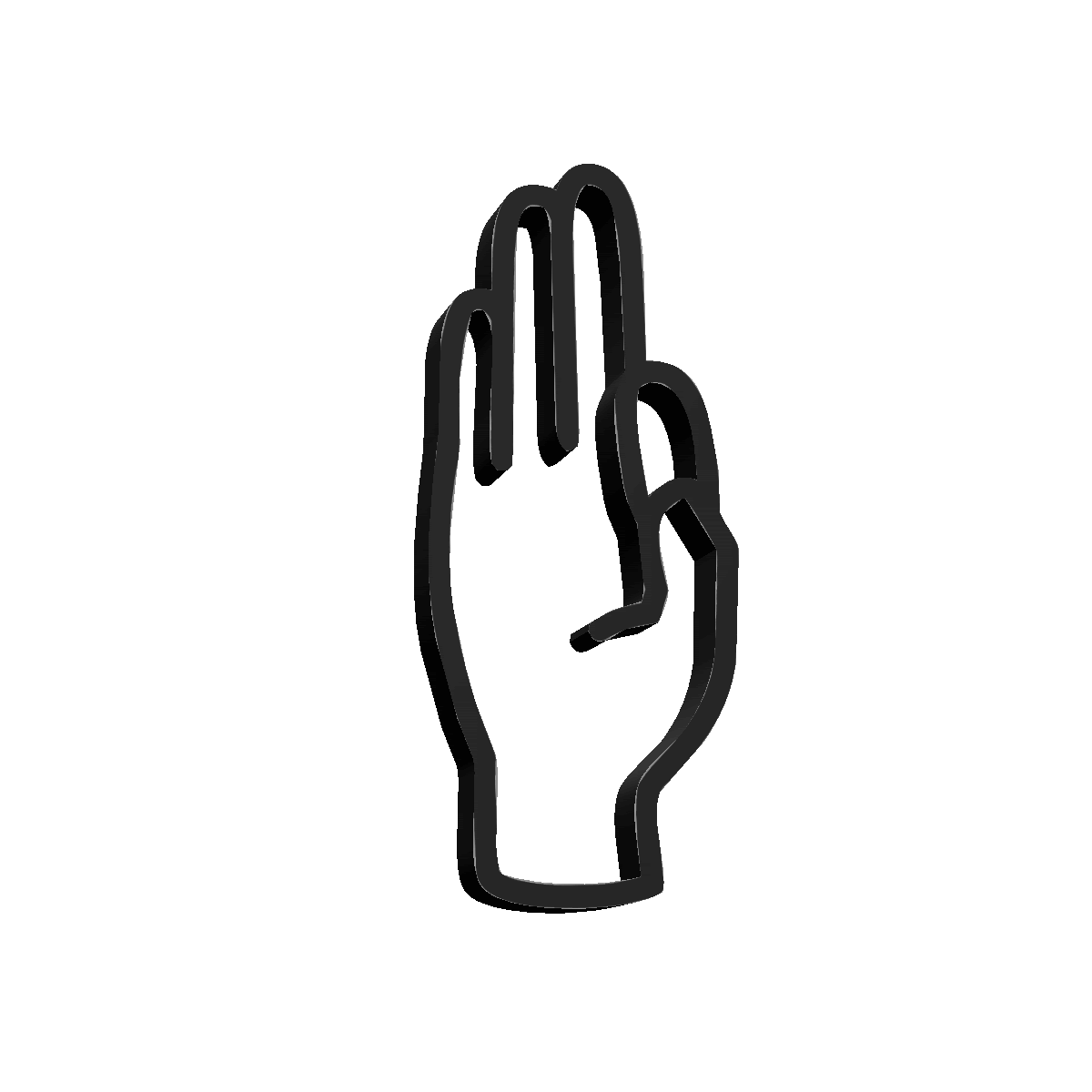 Sign Language Logo Sticker by Friends NYC for iOS & Android | GIPHY